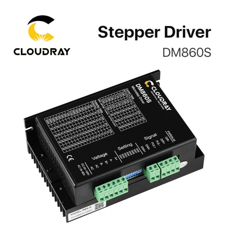Dm860S Stepper Motor Driver 24-100Vdc 18-80Vac A Nema 34 Léptetőmotor ...