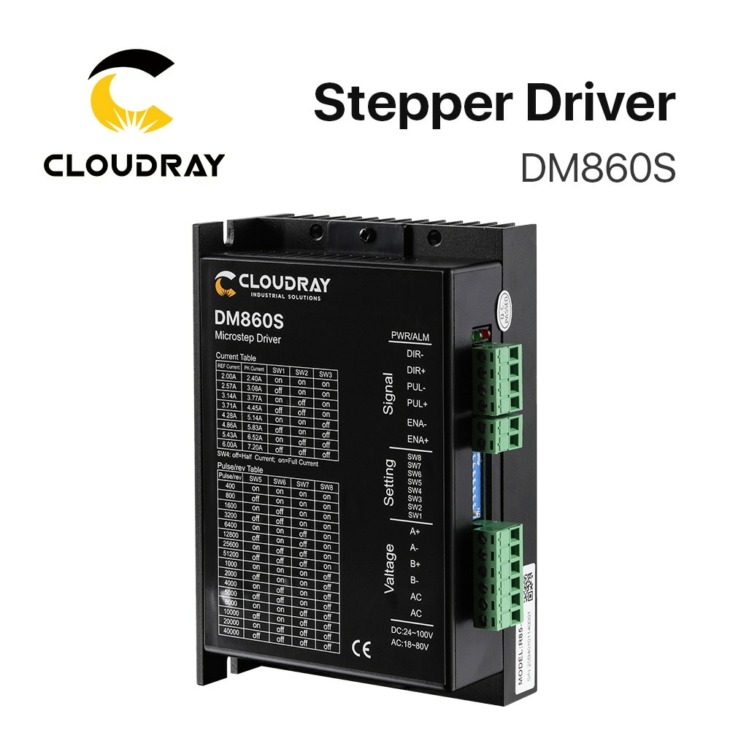 Dm860S Stepper Motor Driver 24-100Vdc 18-80Vac A Nema 34 Léptetőmotor ...