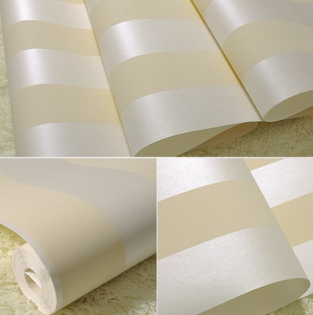 Beibehang 10M Roll Modern Egyszerű Stílus 3D Csíkos Háttérkép Fényes ...