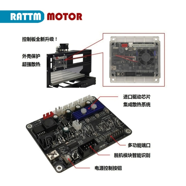 Grbl 1 1 Usb Port Cng Gravírozó Gép Vezérlő Tábla 3 Axis Integrált Illesztőprogram 2418 3018 Cnc