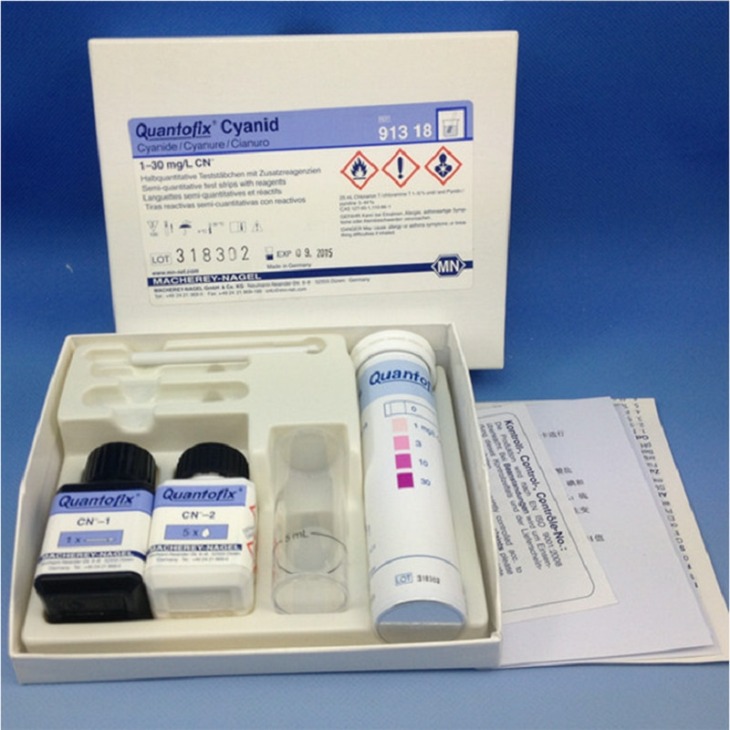 Németország Mn Cyanid Test Strip 91318 Gyallankoló Növényi Cianid ...