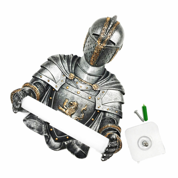 25X20Cm Knight Római Katona Tissue Tulajdonosa Stílus Sucker Falra ...