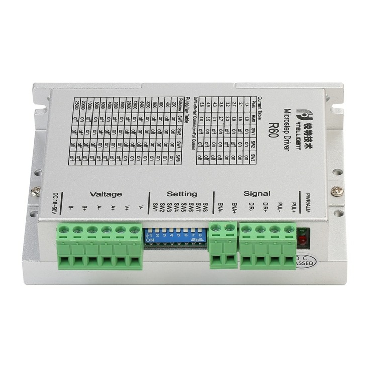 Rtelligent R60 Digital Nema 23 24 Stepper Motorvezérlő Vezérlő 24-50Vdc ...