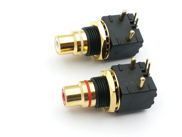 10Db Rca Csatlakozó Rca Női Aljzat Pcb Panel Mount Forrasztó – FIXO.hu
