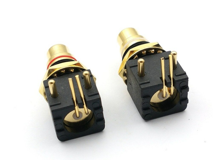 10Db Rca Csatlakozó Rca Női Aljzat Pcb Panel Mount Forrasztó – FIXO.hu