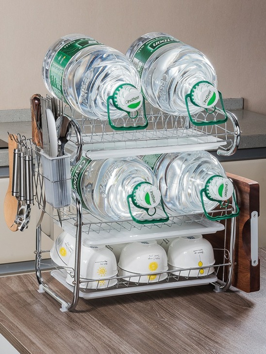 Konyhai Tároló Rack, Étel Tároló Állvány, Tál Rack, Szekrény, Pálcika ...