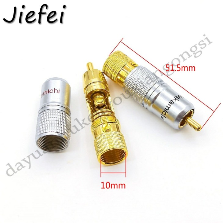 20Pcs Nakamichi Rca Plug Audio Kábelcsatlakozó 24K Glodozott Új – FIXO.hu