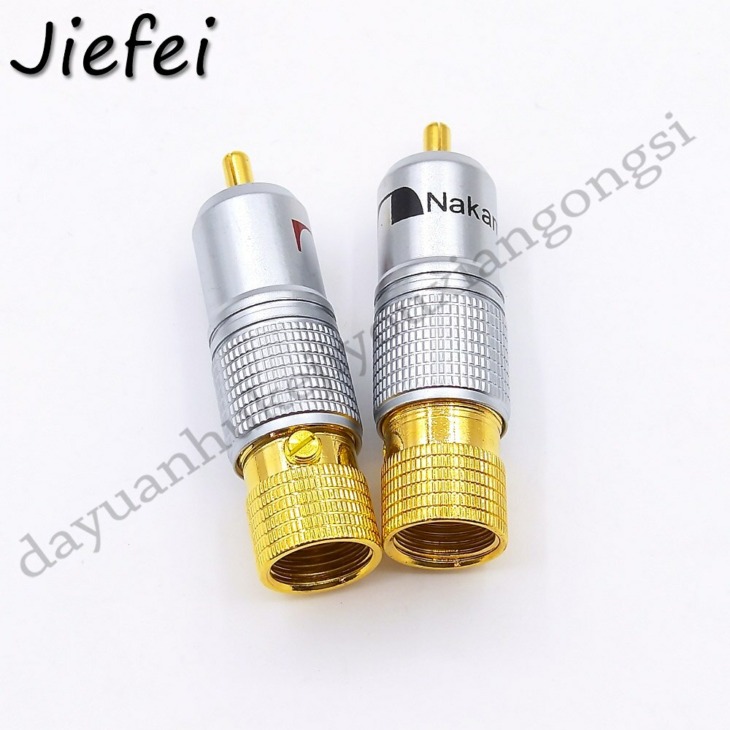 20Pcs Nakamichi Rca Plug Audio Kábelcsatlakozó 24K Glodozott Új – FIXO.hu