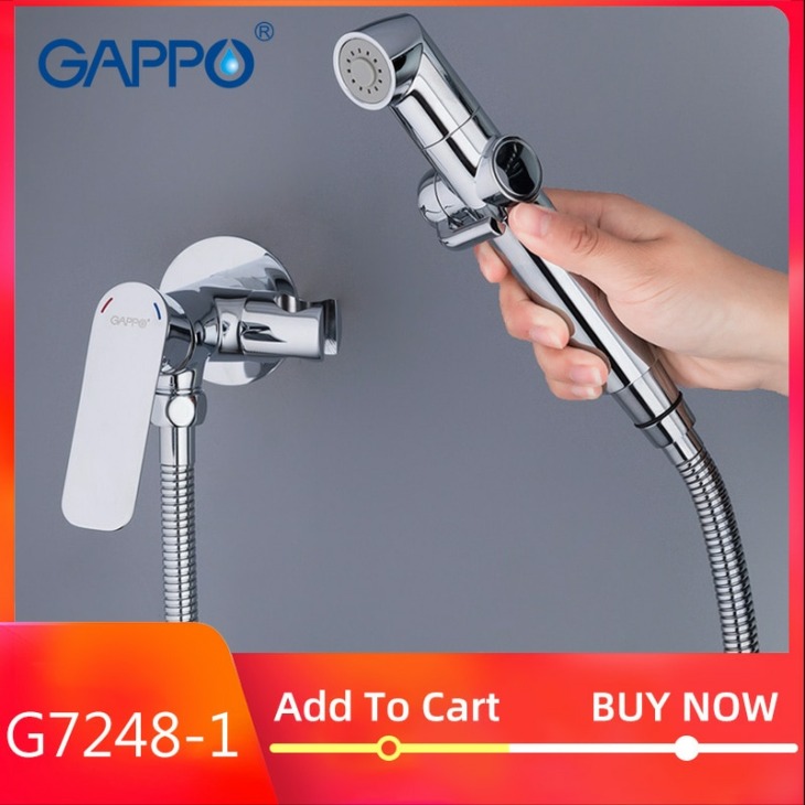 Gappo Sárgaréz Bidé Fürdőszoba Műanyag Kézi Zuhany Wc Permetező ...