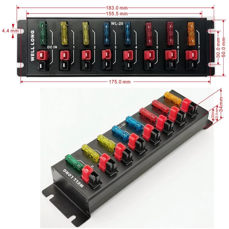 8-Port Powerpole Splitter Forgalmazó Anderson Powerpole Dc 36V 45A.Wl ...