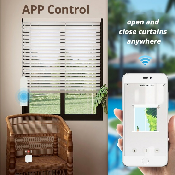 Zemismart Zigbee 3.0 Smart Roller Shade Illesztőprogram Lánc Gyöngyök ...