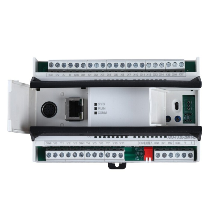 Amx-Fx3U-26Mr Kompatibilis Mitsubishi Melsec Plc Relay 2Ai / 1Ao 16Di ...