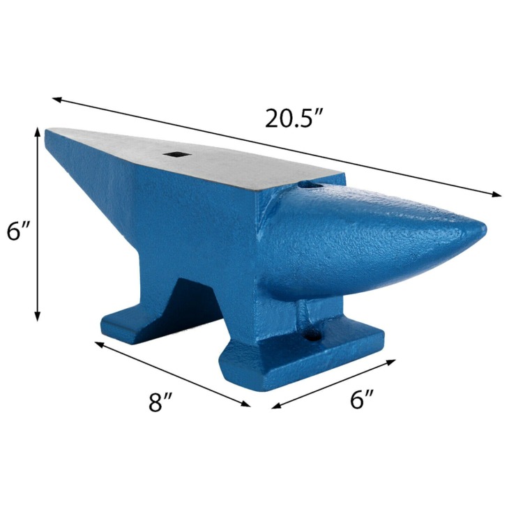 Vevor 66Lbs Single Horn Anvil Cast Steel Block Blacksmith Bench Tool ...