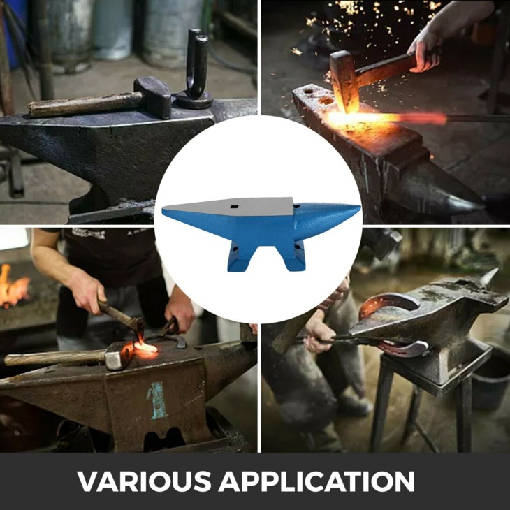 Vevor 66Lbs Single Horn Anvil Cast Steel Block Blacksmith Bench Tool ...