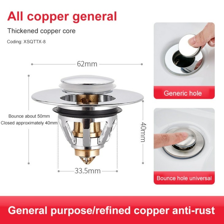 Kitchen Sink Mosdó Indítása Device Drain Csőszerelvények Spring Core ...