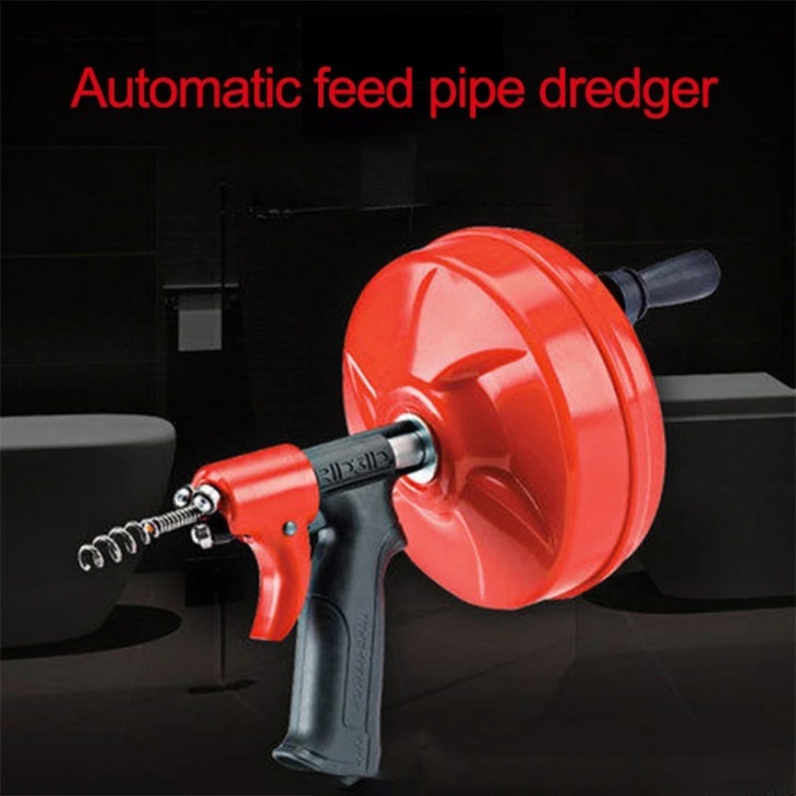 Wc Dredge Sewer Dredy Atfact Home Hand-Cranted Pipe Machine Water ...