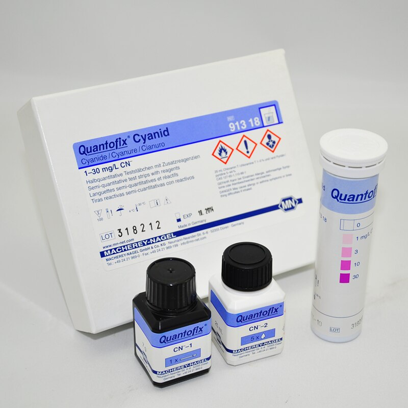 Németország Mn Cyanid Test Strip 91318 Gyallankoló Növényi Cianid ...